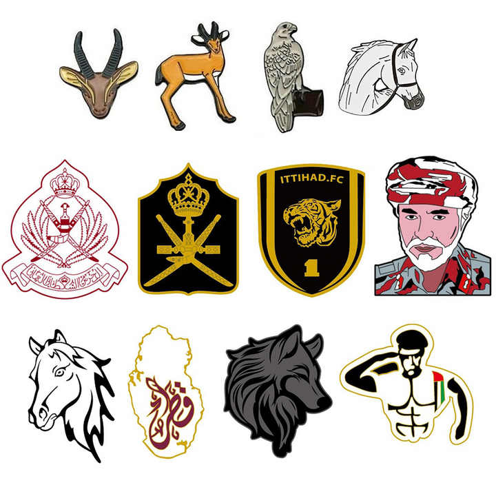 Free Mold Phone Sticker Custom Free Design Metal Enamel Badge 3M Glue ...