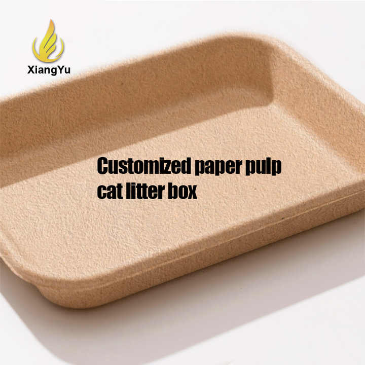 Eco-Friendly Jumbo Disposable Biodegradable Pulp Cat Litter Box Cat ...