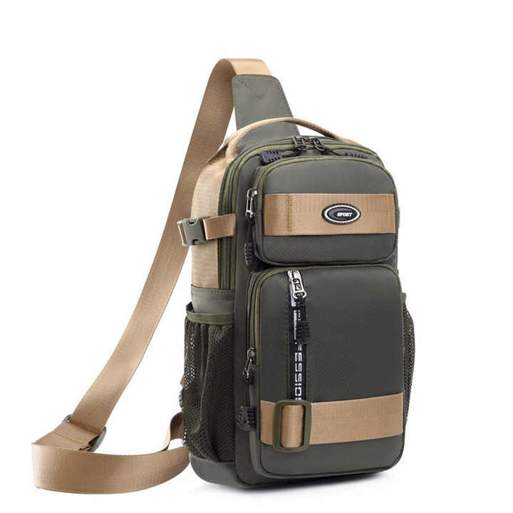 ZF136 Men Crossbody Bag - Fashion, Waterproof & Durable