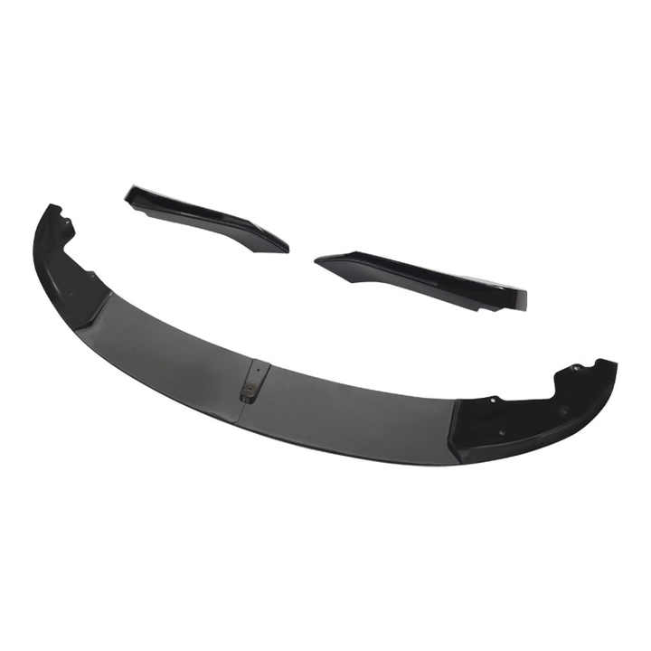 For 2013-2019 BMW F32 Modified MP Series 4 Glossy Black Front Spoiler 4 ...