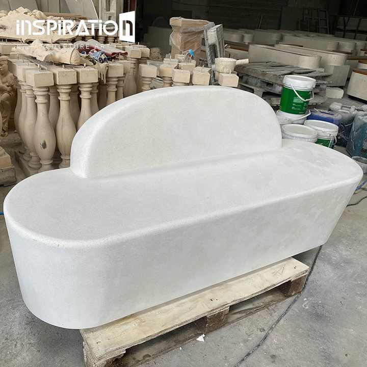 Customized Designs for Concrete Urban Furniture - GRC Planter Bench