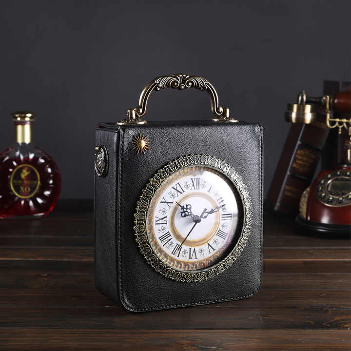 New Style Handbag Messenger Purse Clock Bag Retro Embroidery Double ...