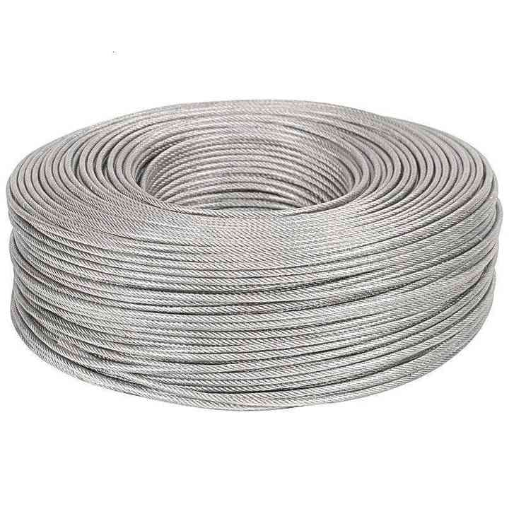 China Factory Hot Sale Stainless Steel Wire Rope 201 304 316 Stainless Steel Glossy Surface All ...