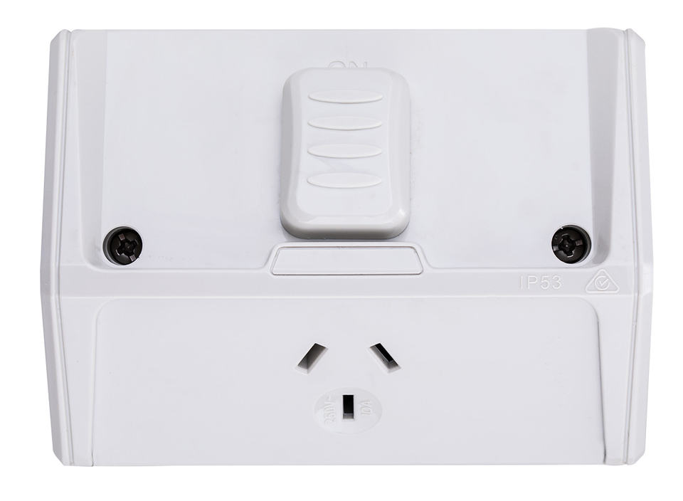 AS/NZS Standard Whole Range IP53 Socket 250V 10A Australia Weatherproof ...