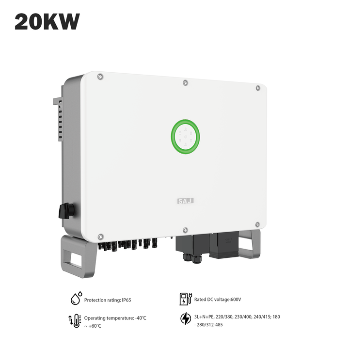 SAJ Hybrid Inverter 20KW - High Voltage Solar Backup System