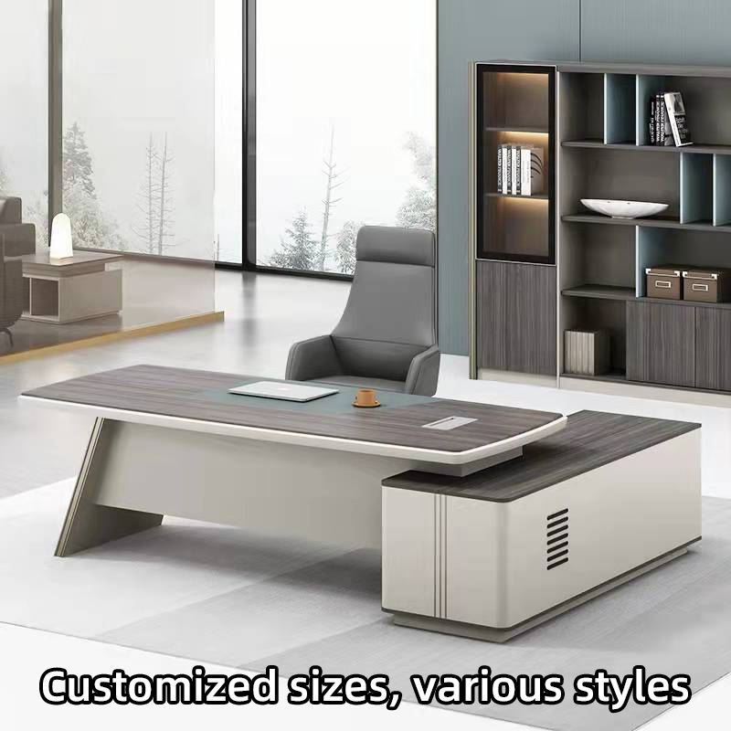 Modular Modern Executive Desk Adjustable Height Desk Riser Minimalist ...