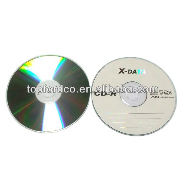 Cd Blanks PlexDisc CD-R 100 Pack - 700MB 52X Blank Silver CDs For Music ...