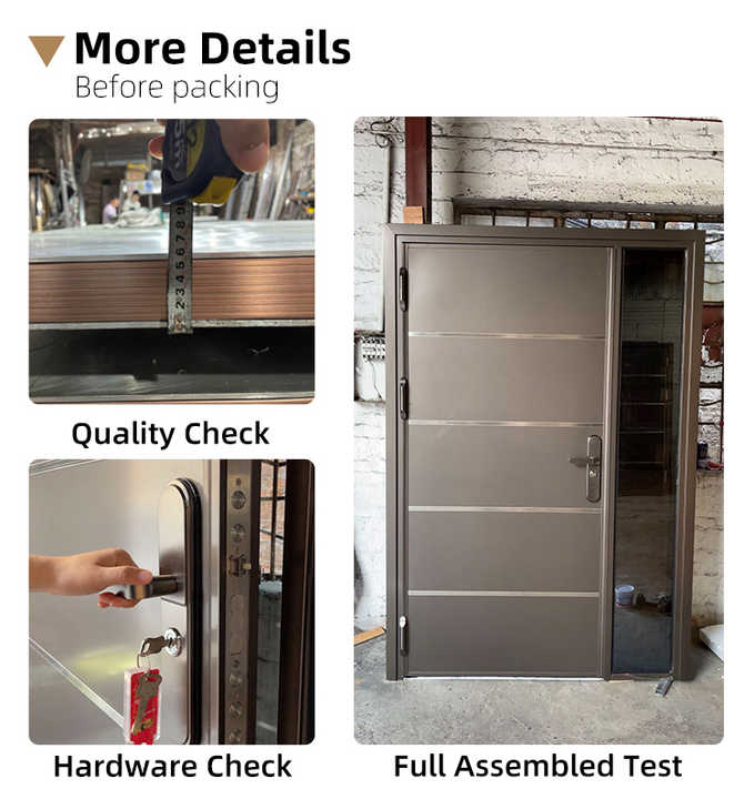 Modern Design Front House Metal Panel Bullet Proof Security
