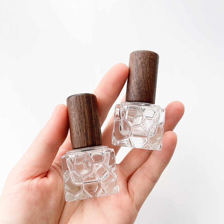 Empty Cube Glass Perfume Spray Bottle 10ml Mini Refillable Glass Spray ...