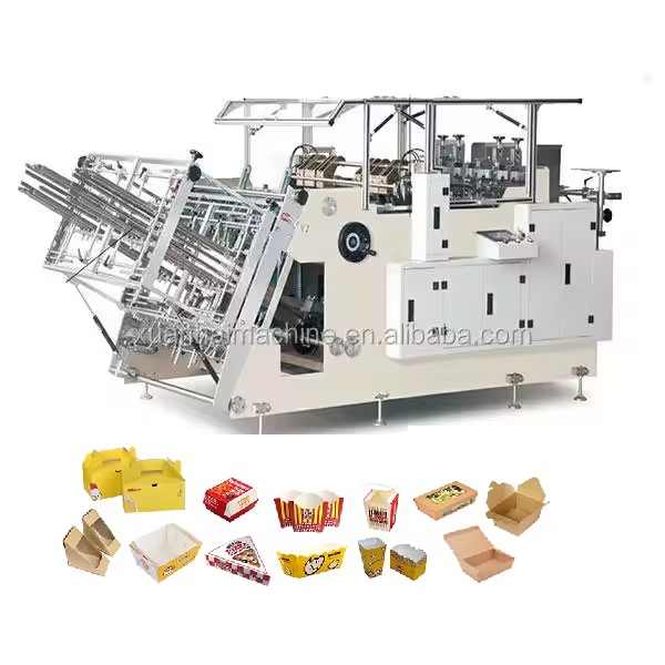 XUANHAI ZF800 Take Away Food Box Making Machine Disposable Take Away ...