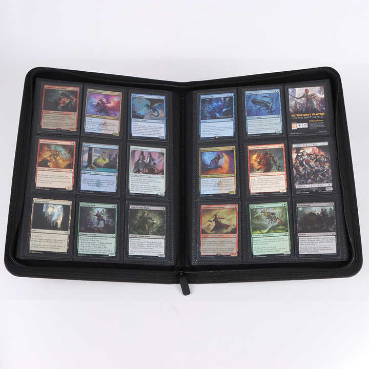 Custom Game MTG Poke Mon TCG Yugioh Baseball Album Card Folder Card ...