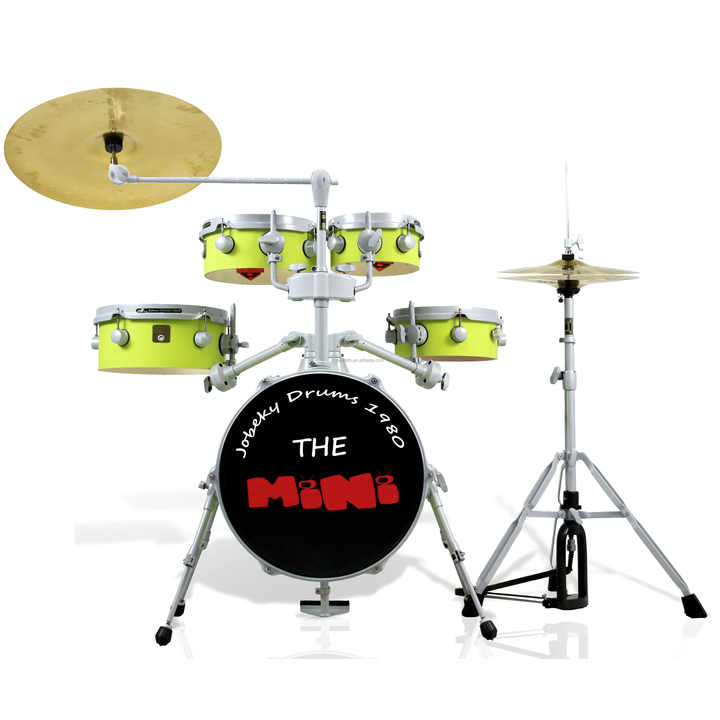JBK Mini Drum Set - Portable, Colorful Percussion Instruments