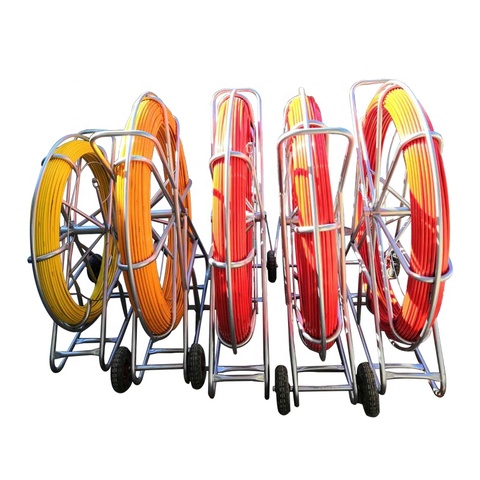 200 Meters Fiberglass Snakes Electric Duct Rodder Fiber Cable Pulling ...