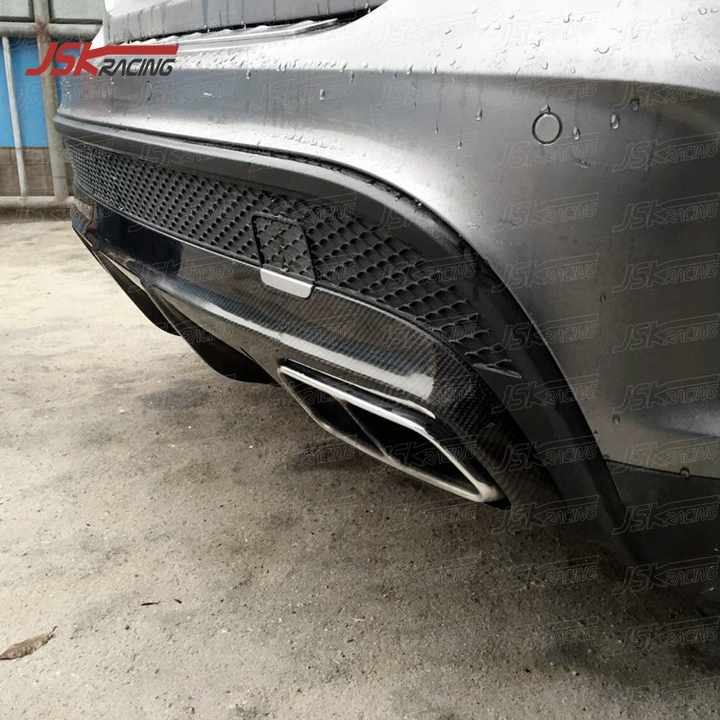 AMG STYLE CARBON FIBER REAR LIP for 2015-2016 MERCEDES BENZ GLA-CLASS ...