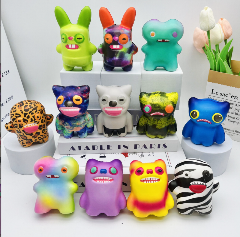 2025 New Squeeze Ugly and Cute Tooth Monster Slow Rising Toy Squishy ...