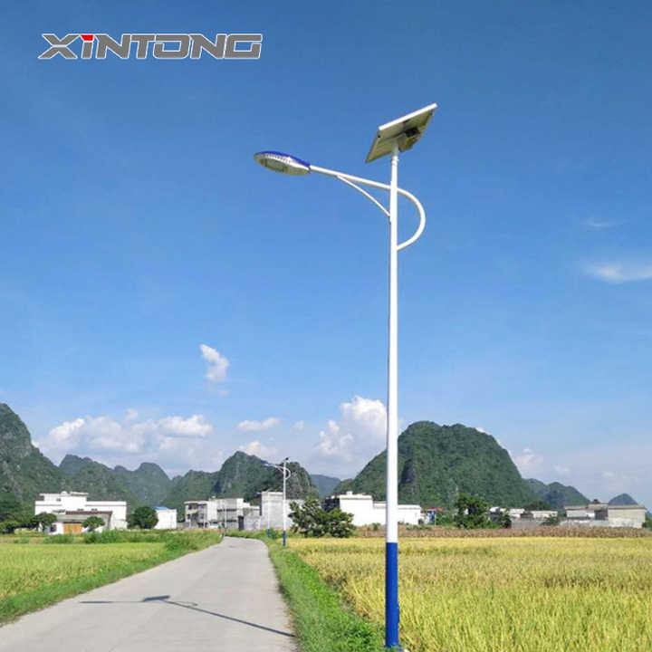 Autocad Drawing Solar Street Light with Pole - XINTONG
