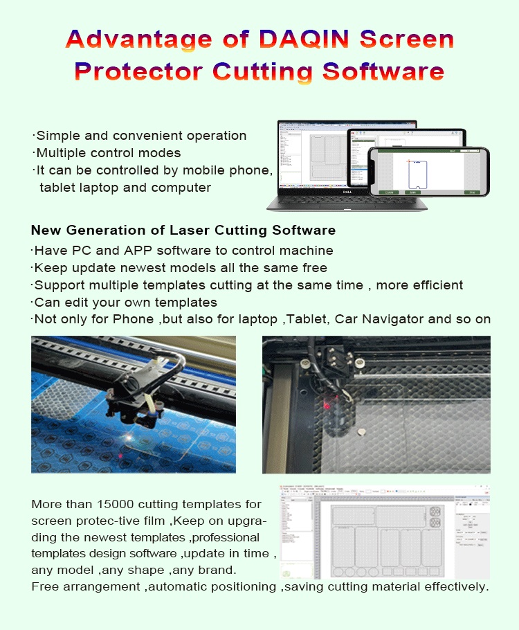 Screen Protector Cutting Machine - 0.01mm Precision, Water Cooling