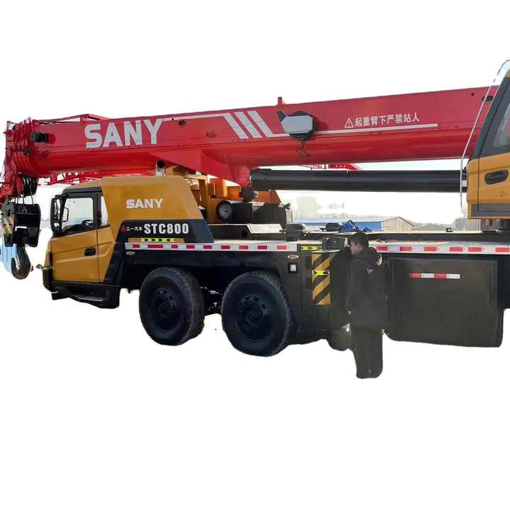 China made truck crane Sany STC750 for sale, used sany 75 ton crane on ...