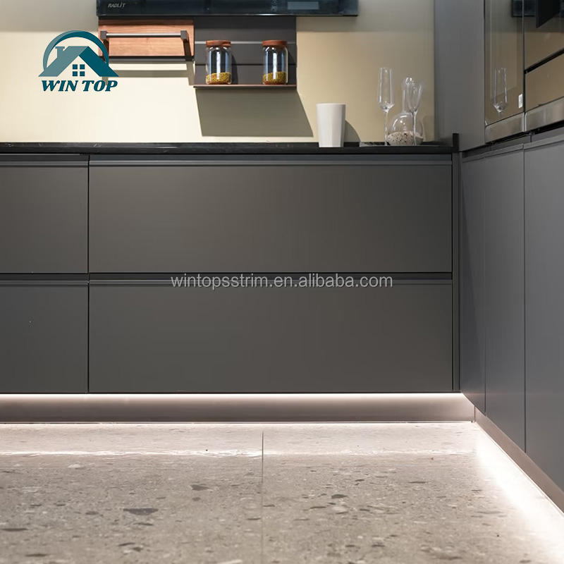 Win Top Aluminium Baseboard with LED Lighting for Kitchen