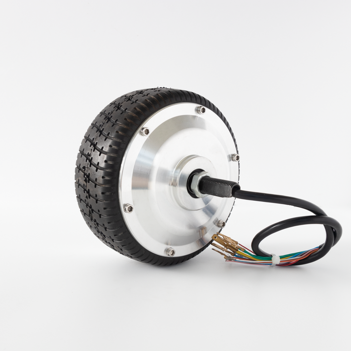 Good Quality 6 Inch Bldc Hub Motor 24v Dual Shaft Wheel With Encoder ...