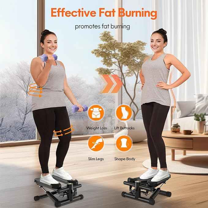 Mini Stepper Fitness Cross-Trainer Indoor Home Exercise Equipment Body ...