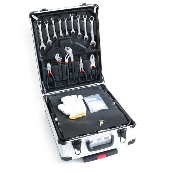 399-Piece Carbon Steel Wheel Trolley Case Full Set Hand Tools Repair ...