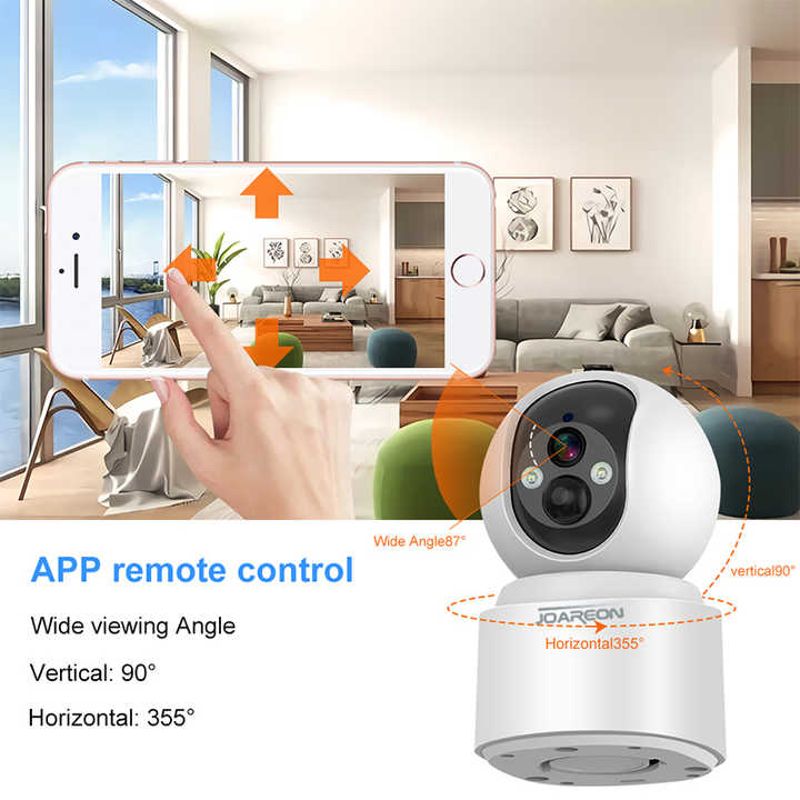 3MP Smart Battery PIR WiFi IP Indoor Wireless Security Home CCTV ...