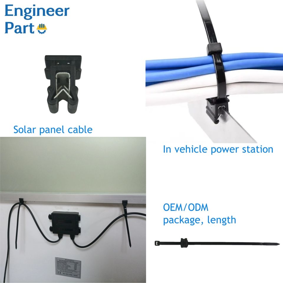 Nylon Cable Ties - Secure Solar Panels with Confidence