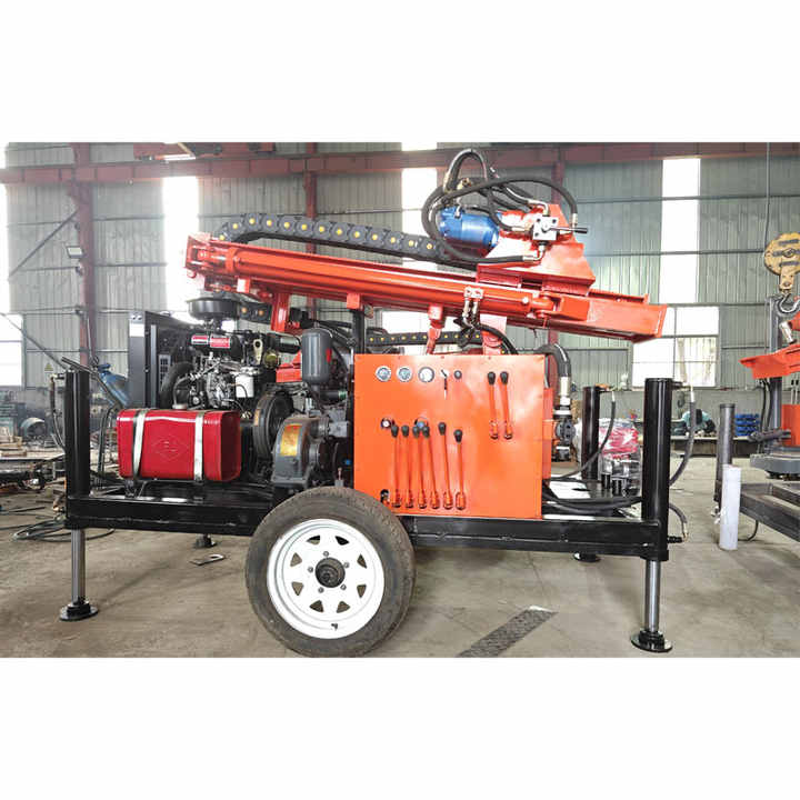 230 Meters Depth Diesel Engine Drilling Rig for Water Wells
