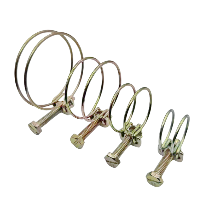 FM-FlowMatrix Galvanized Double Steel Wire Pipe Hoop Water Band Clamp ...
