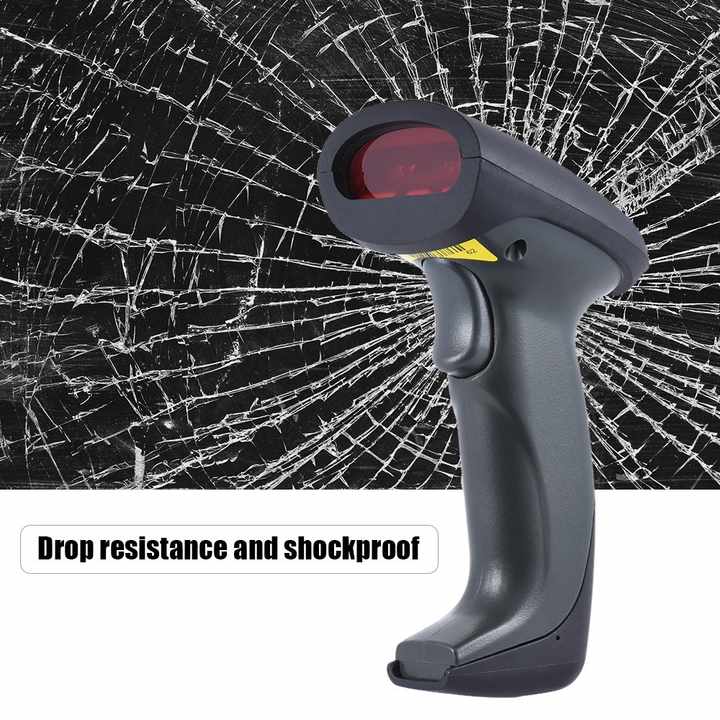 YHD-5300CM 1D CCD Industrial Bar Code Reader - Long Range Wireless