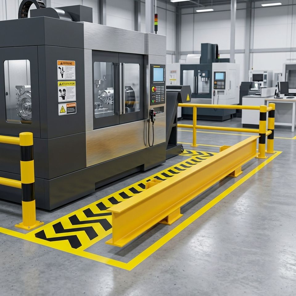 Heavy Duty I-Beam Rack Guard Anti-Collision Warehouse Safety Guard Rail ...