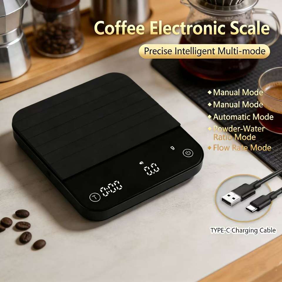 Professional Hand Pour-Over Coffee Scale Weighing & Timing Scale ...