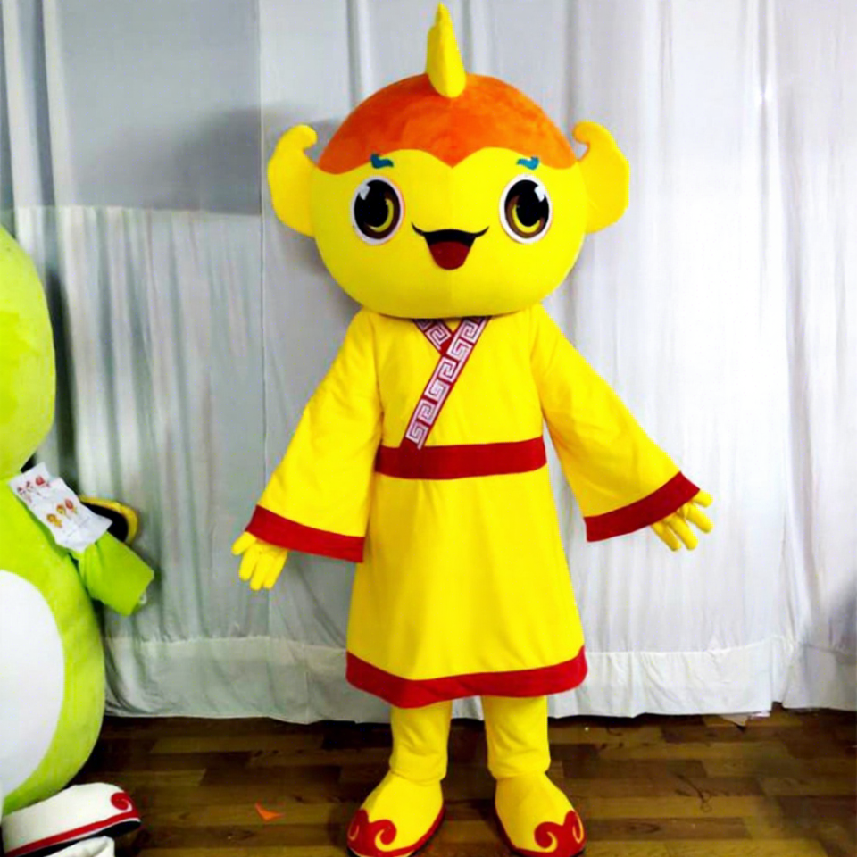 Customizable Plush Mascot Costumes for Business Promotions