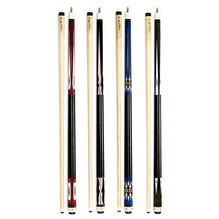 2025 New Design 2-pieces 58'' Maple Wood Shaft Billiard Pool Cue with ...