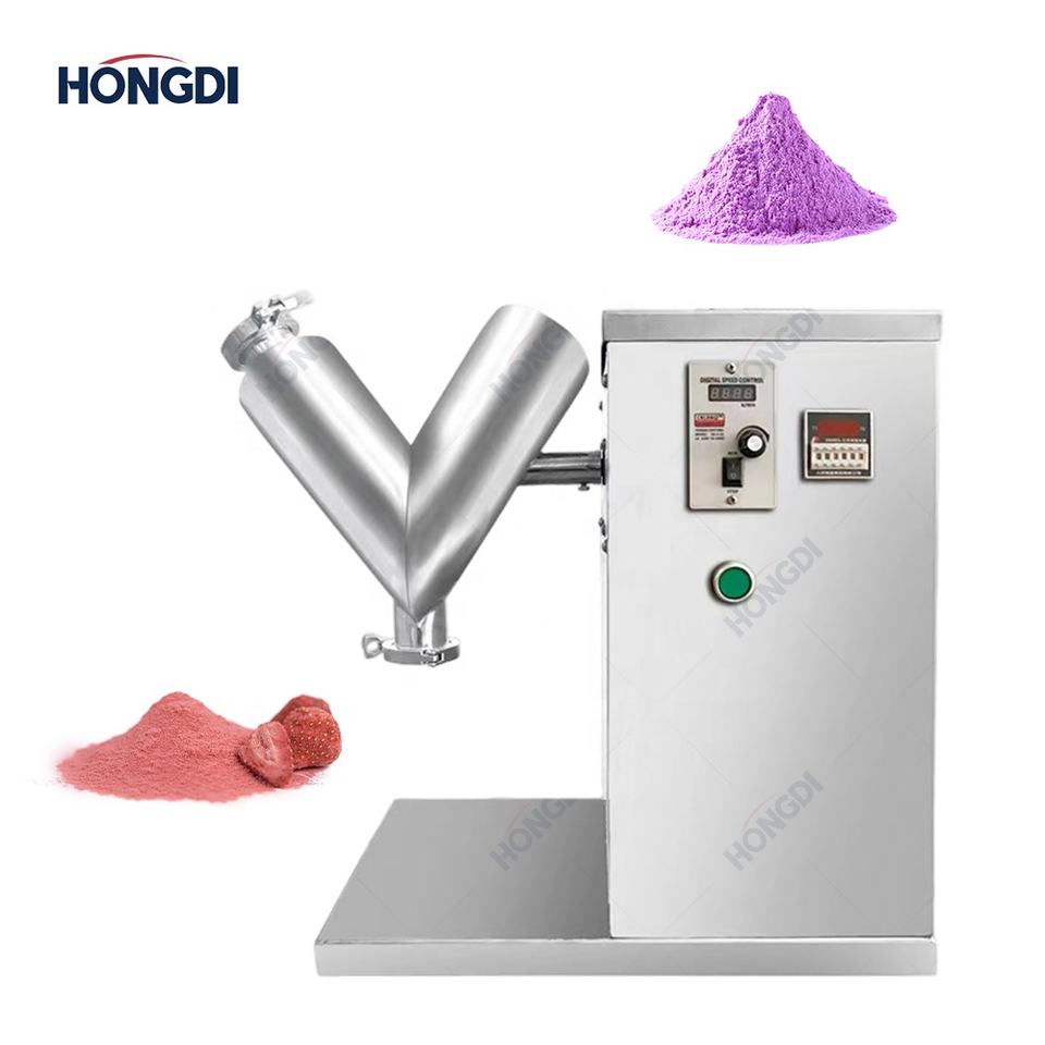 20L V-Shaped Laboratory Mini Powder Mixer Stainless Steel Small V ...
