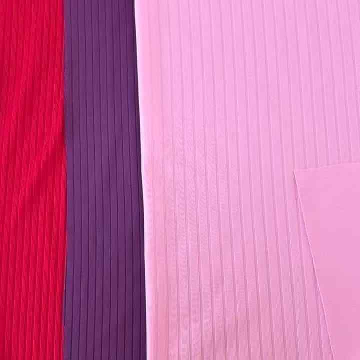 Cotton Rib Fabric Knit Ribbed Spandex Polyester Rib Thread Garment ...