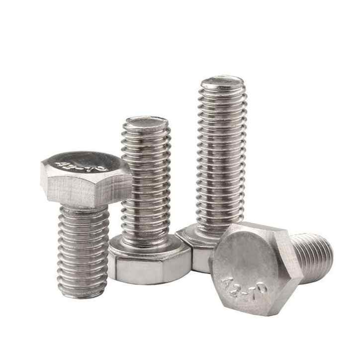 Wholesale Customized High Strength Hex Bolt Screw Metric M6 M7 M8 M9 M15 M17 M20 304 316 ...