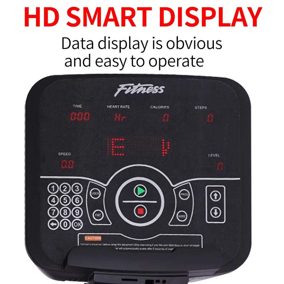 Commercial Electric Stair Climber - Adjustable Speed Aerobic Trainer ...