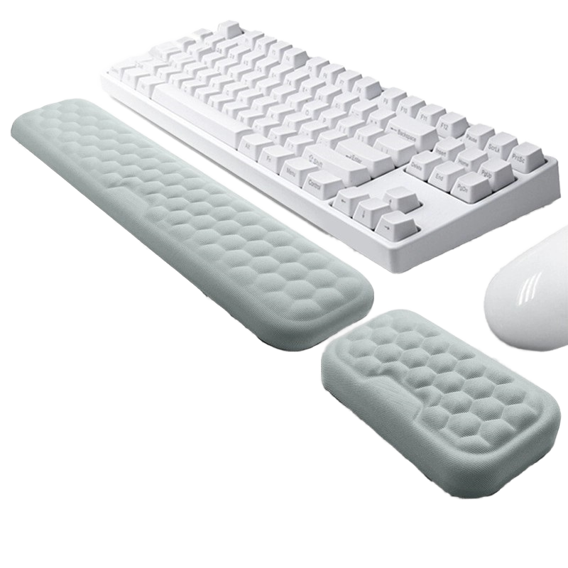 Mechanical Keyboard Memory Foam Gaming Mouse Pad Wrist Protection Solid ...