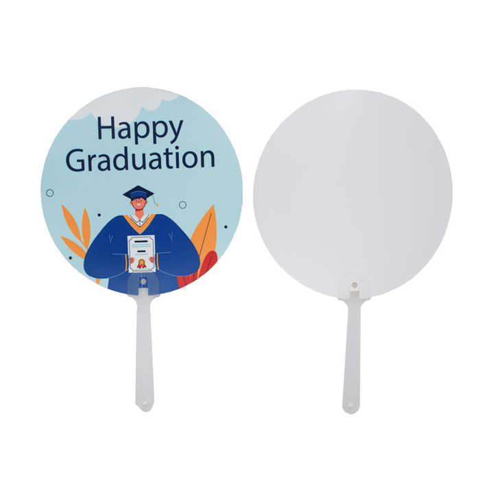 Customizable Sublimation Blank Plastic Fans for Promotions