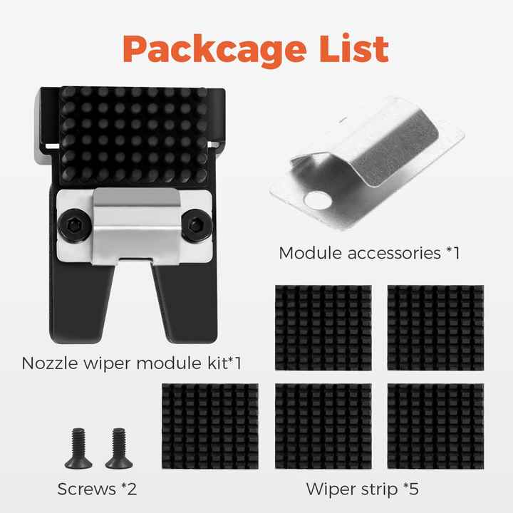 Creality Official K2 Plus Nozzle Wiper Module 5PCS Mouth Wiper Strips ...