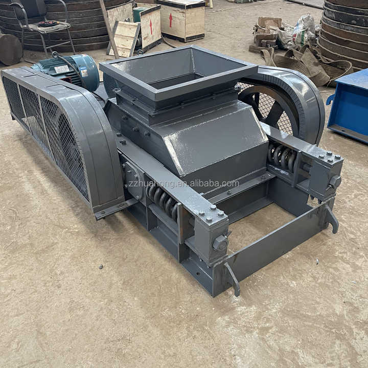 Limestone Double Roller Crusher Small Gold Ore Roller Crusher for Sale ...