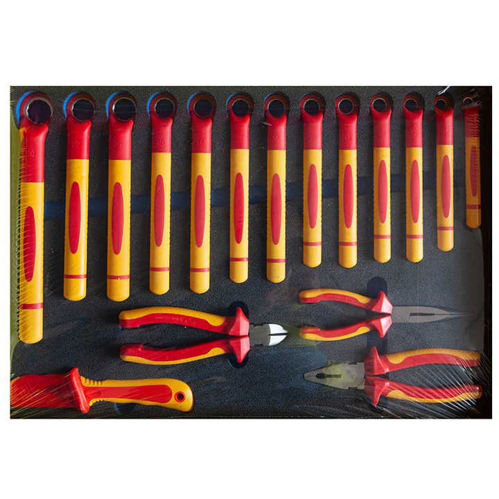WEDO VDE Insulated Hand Tools Set-13pcs with Electric Wrench
