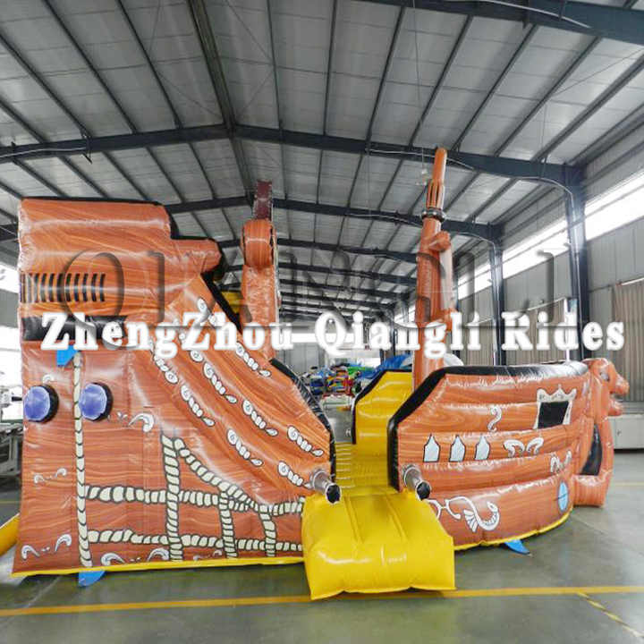 Outdoor PVC Commercial Pirate Ship Inflatable Bouncer Bouncy Jumping ...