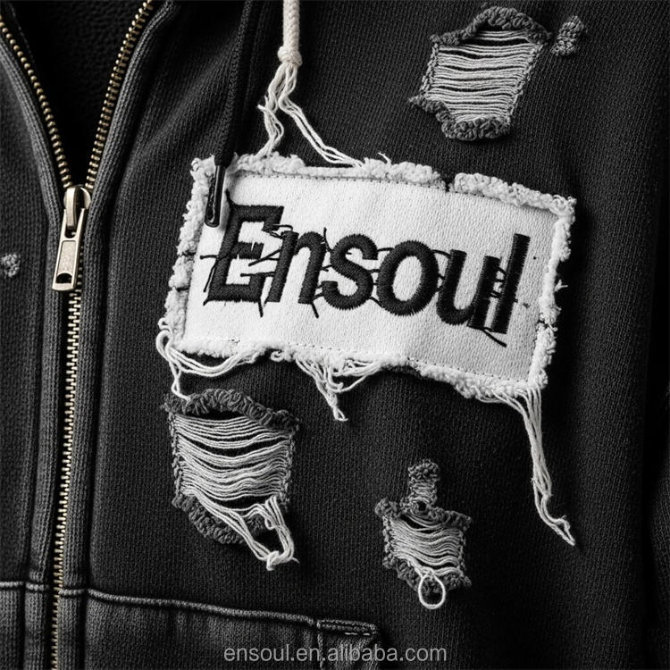 ES Manufacturer Custom Streetwear Heavyweight Cotton Acid Washed ...