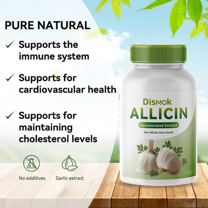 OEM Garlic Extract 500mg Softgels High Potency Allicin Supplement for ...