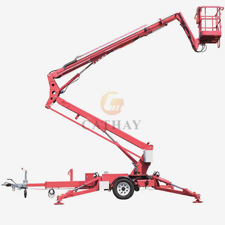 Indoor Outdoor Self Propelled Cherry Picker - 10~22m Lift