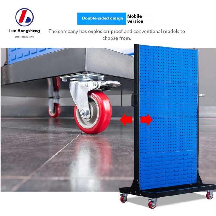 Customized Multifunctional Square Hole Hanging Plate Movable Rack for ...