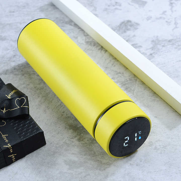 304 Stainless Steel Intelligent Digital Smart Water Bottles With Led ...